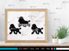 Poodle Monogram, Poodle Silhouette, Poodle SVG, Poodle, Poodle Dog Svg ...