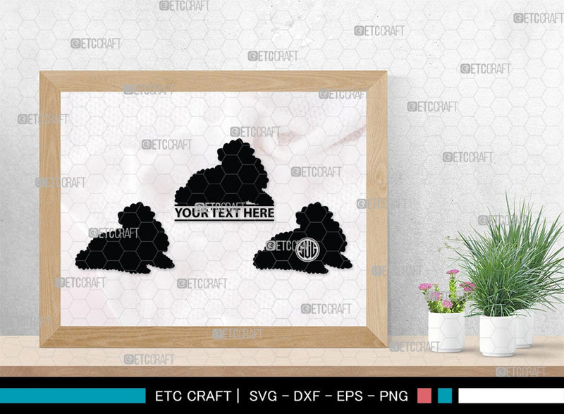 Poodle Monogram, Poodle Silhouette, Poodle SVG, Poodle, Poodle Dog Svg ...