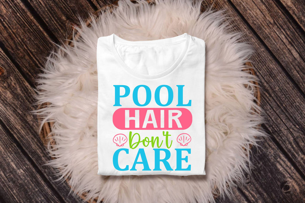 Pool hair SVG - So Fontsy