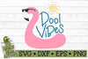 Pool Vibes SVG File - So Fontsy