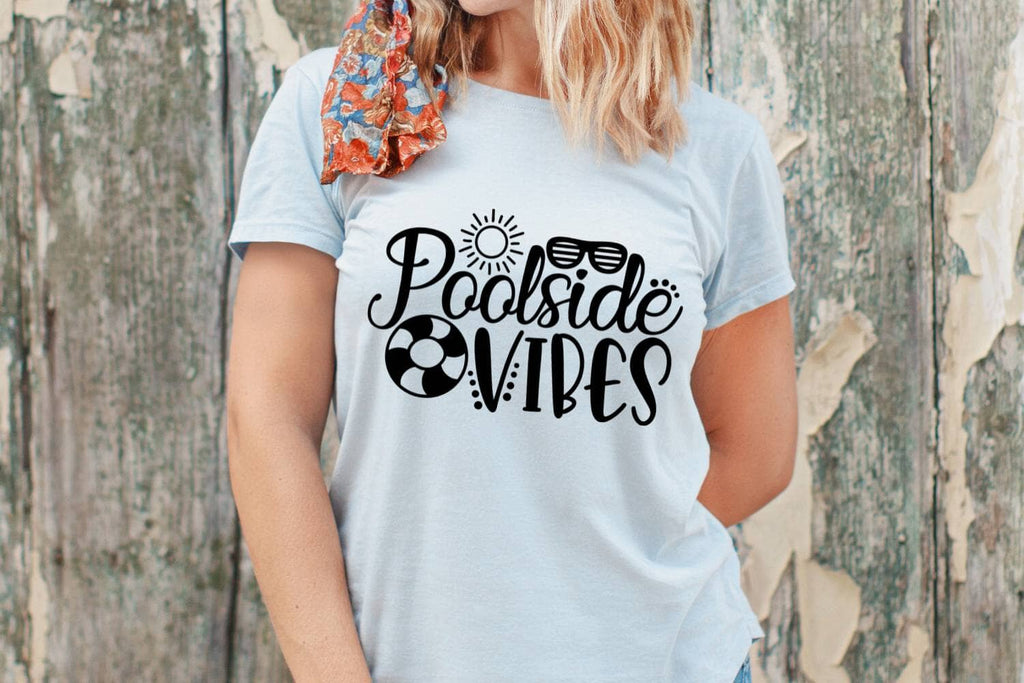 Poolside Vibes| Summer Pool SVG Cutting Files. - So Fontsy