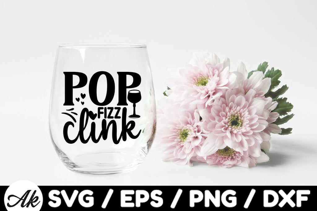 Pop fizz clink svg - So Fontsy