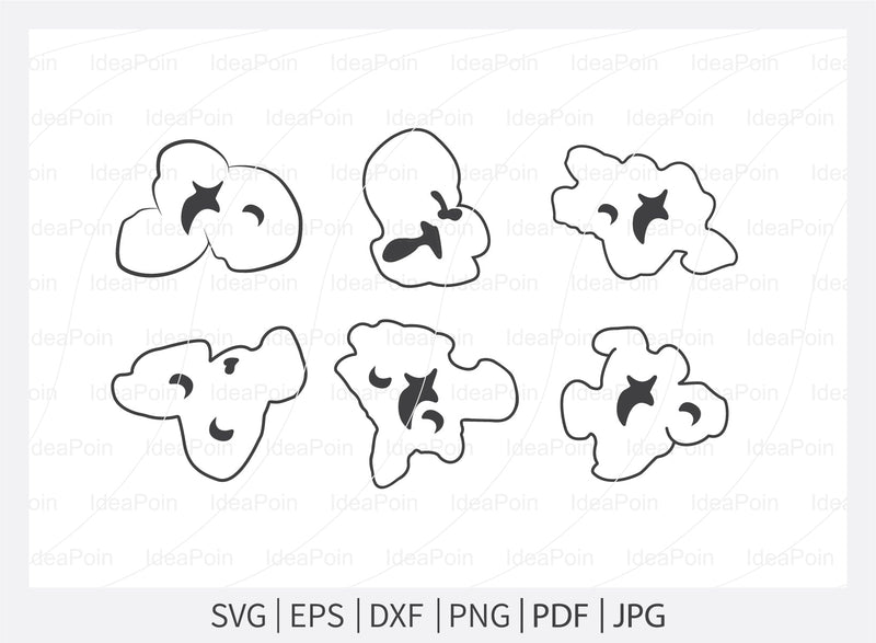 Popcorn Vector, Popcorn kernel svg, Popcorn Clipar, Man pocorn svg ...