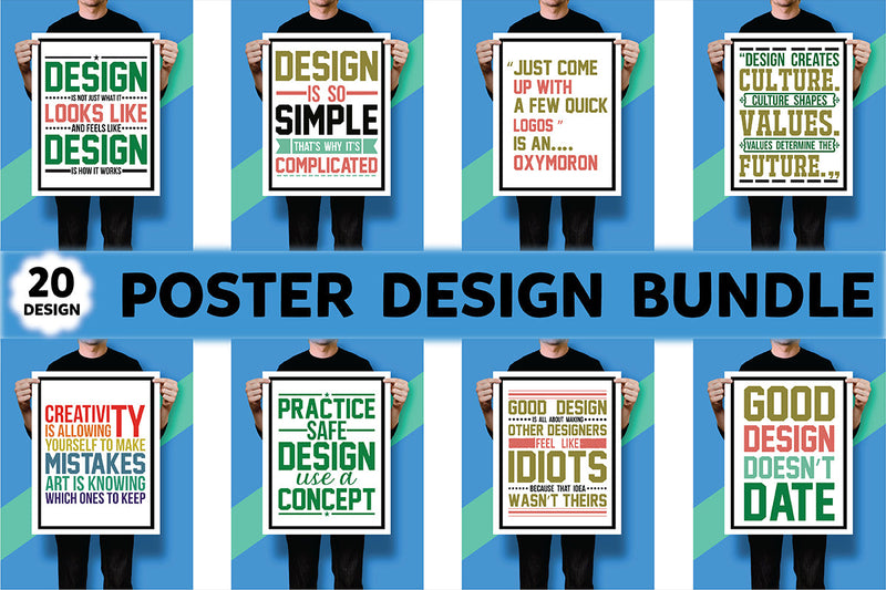 Poster Design Bundle - So Fontsy