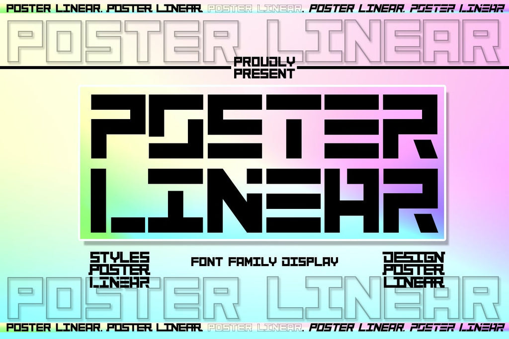 Poster Linear - So Fontsy