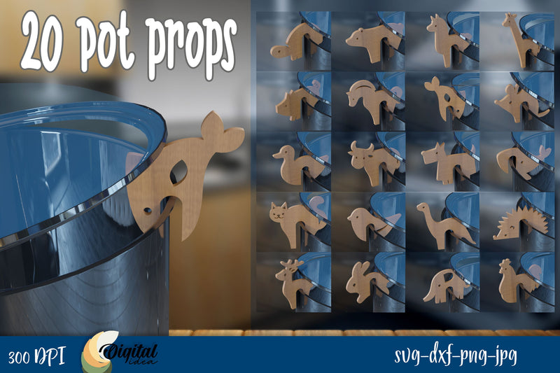 Pot Guard Laser Cut Bundle. 3D Kitchen Laser Cut. Pot Props SVG. - So ...