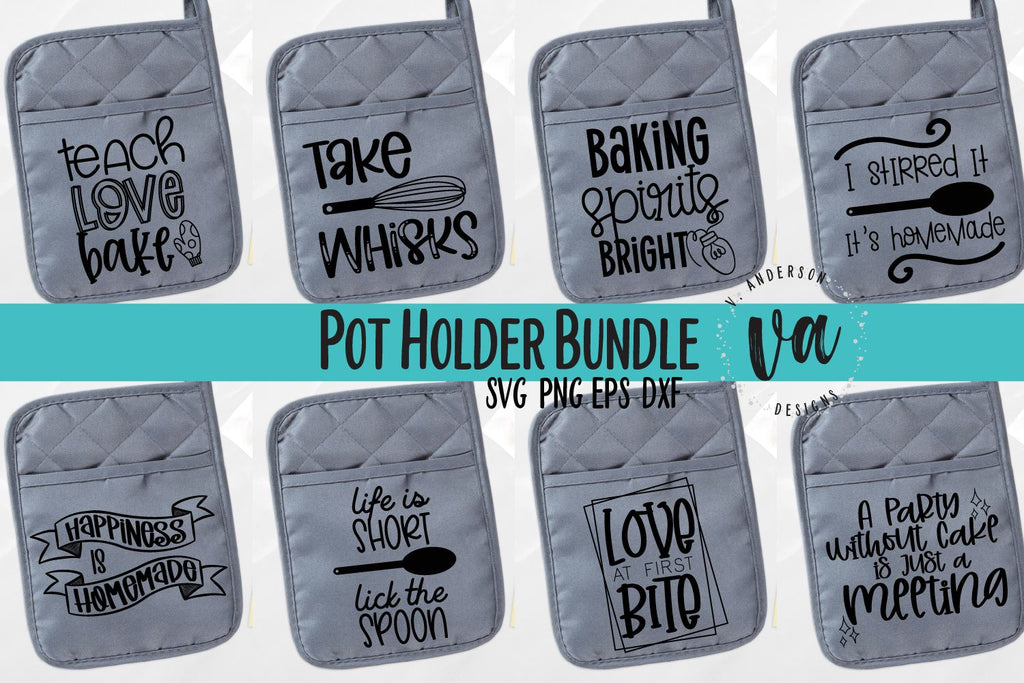 Pot Holder SVG Bundle - So Fontsy