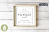 Powder Room SVG | Modern Farmhouse SVG | Bathroom Sign SVG - So Fontsy