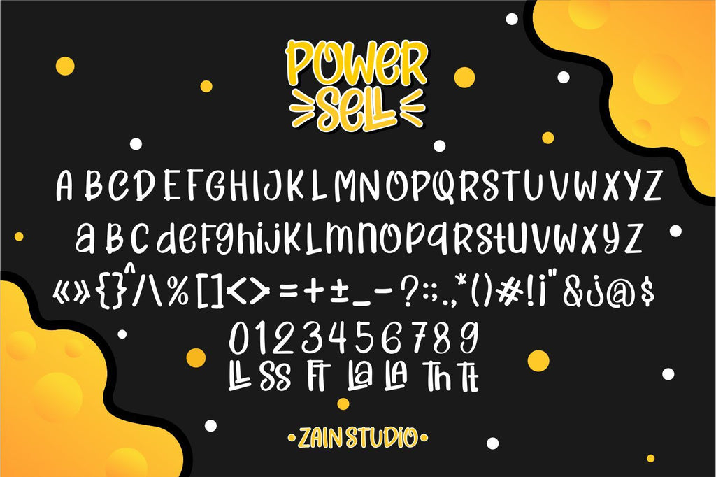 Power Sell Display Font - So Fontsy