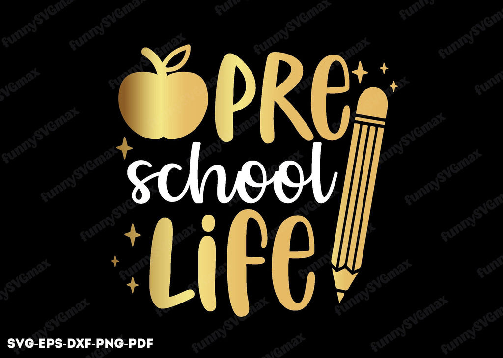 pre school life svg - So Fontsy