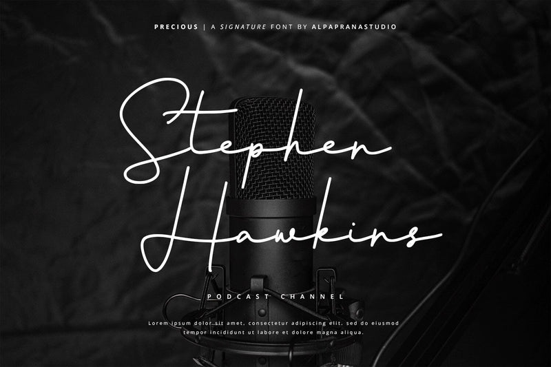 Precious - Signature Font - So Fontsy