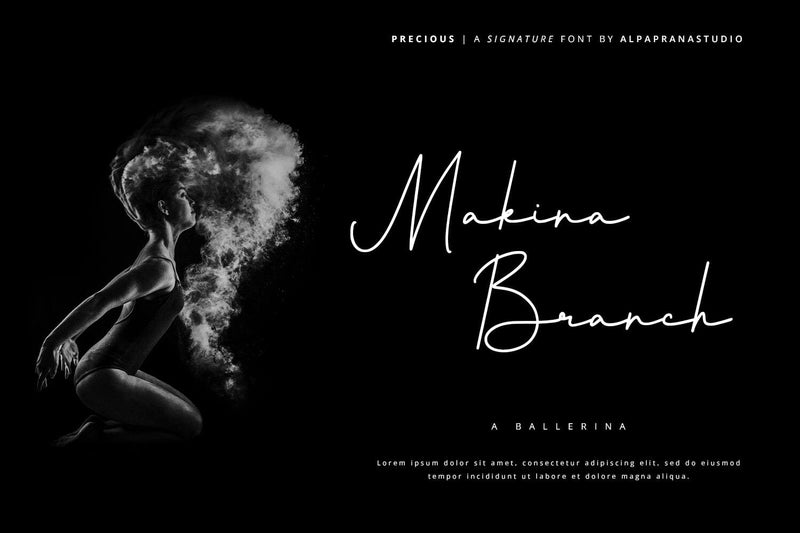 Precious - Signature Font - So Fontsy