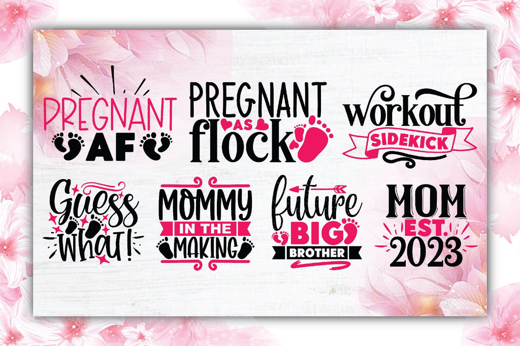Pregnancy SVG Bundle - So Fontsy