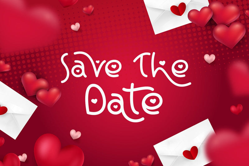 Presents - Romantic Display Font - So Fontsy