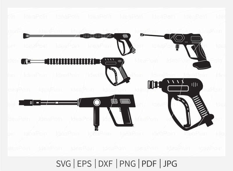 Pressure Washer Gun svg, Pressure Washing Vector, Pressure Washer Gun ...