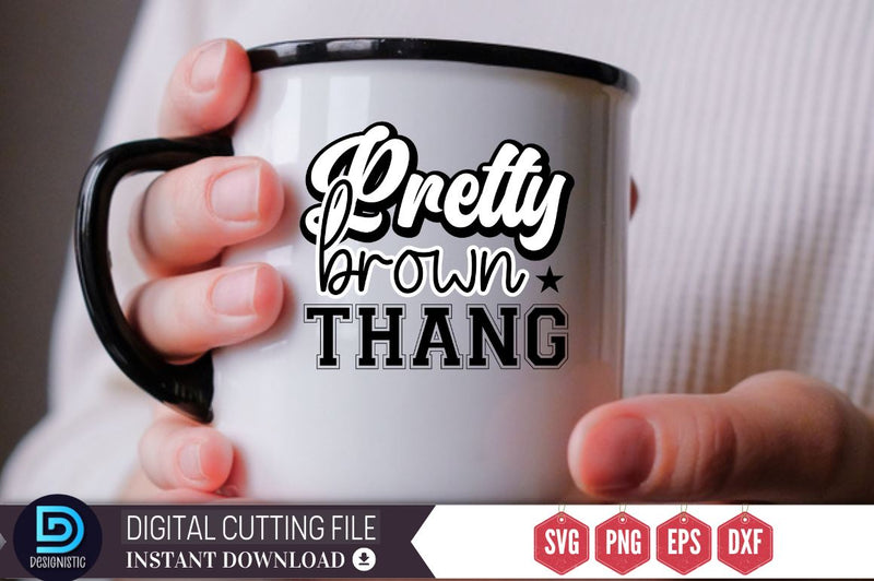 Pretty brown thang SVG - So Fontsy
