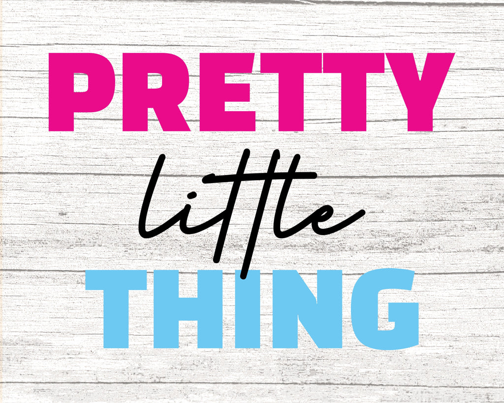 Pretty Little Thing SVG, Baby Girl SVG, Nursery Svg, Baby Onesie Svg ...