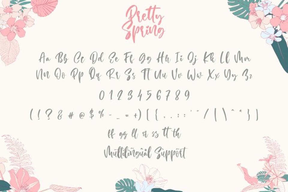Pretty Spring - So Fontsy