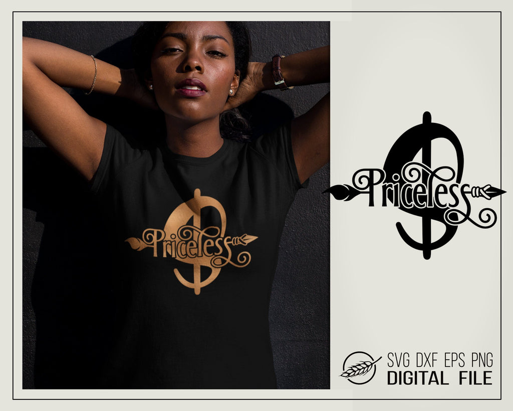 Priceless, SVG cut file - So Fontsy