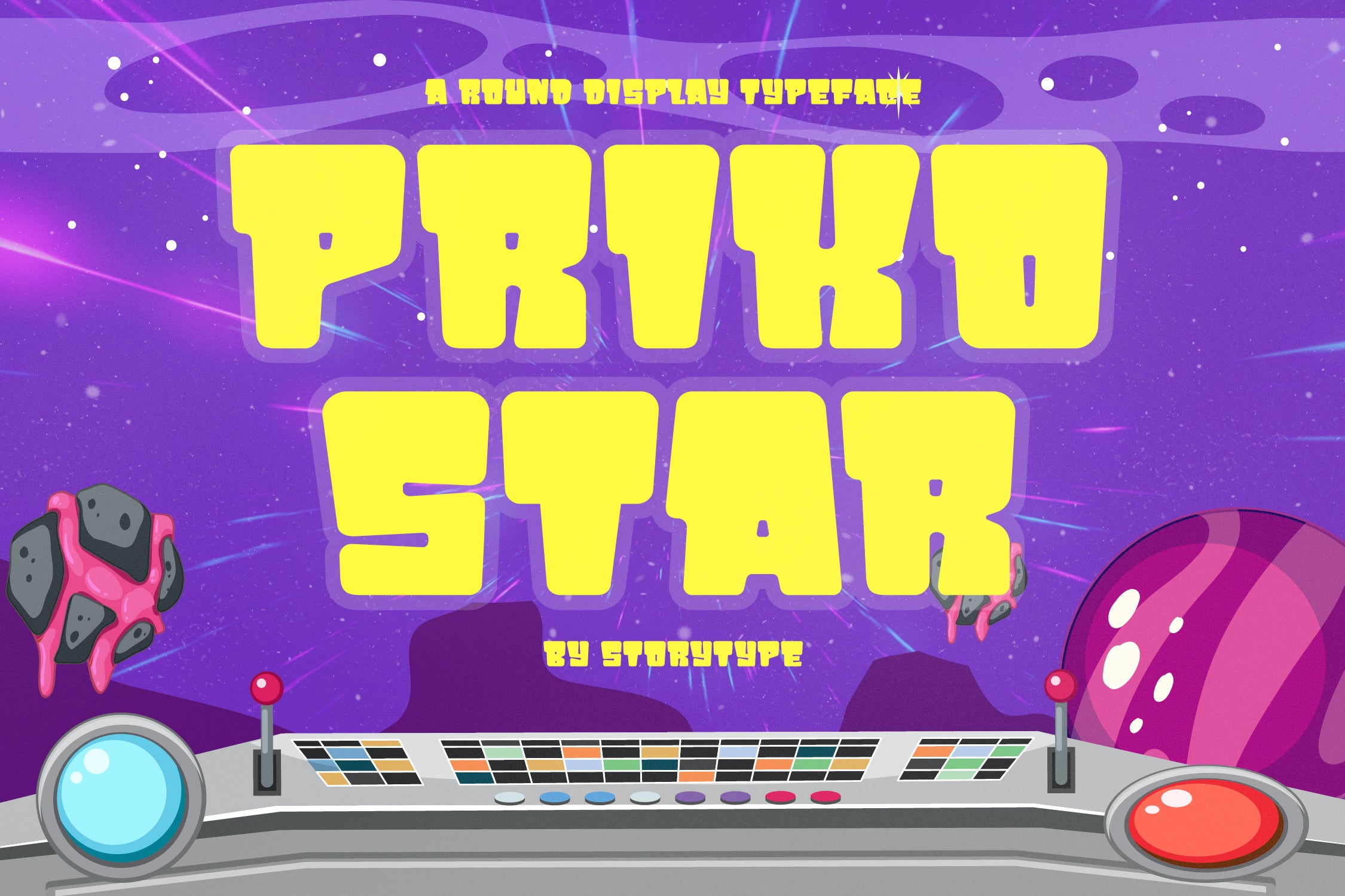 PRIKO STAR Typeface - So Fontsy