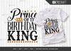 Prince Of The Birthday King SVG Cut File, Birthday Celebration Svg ...