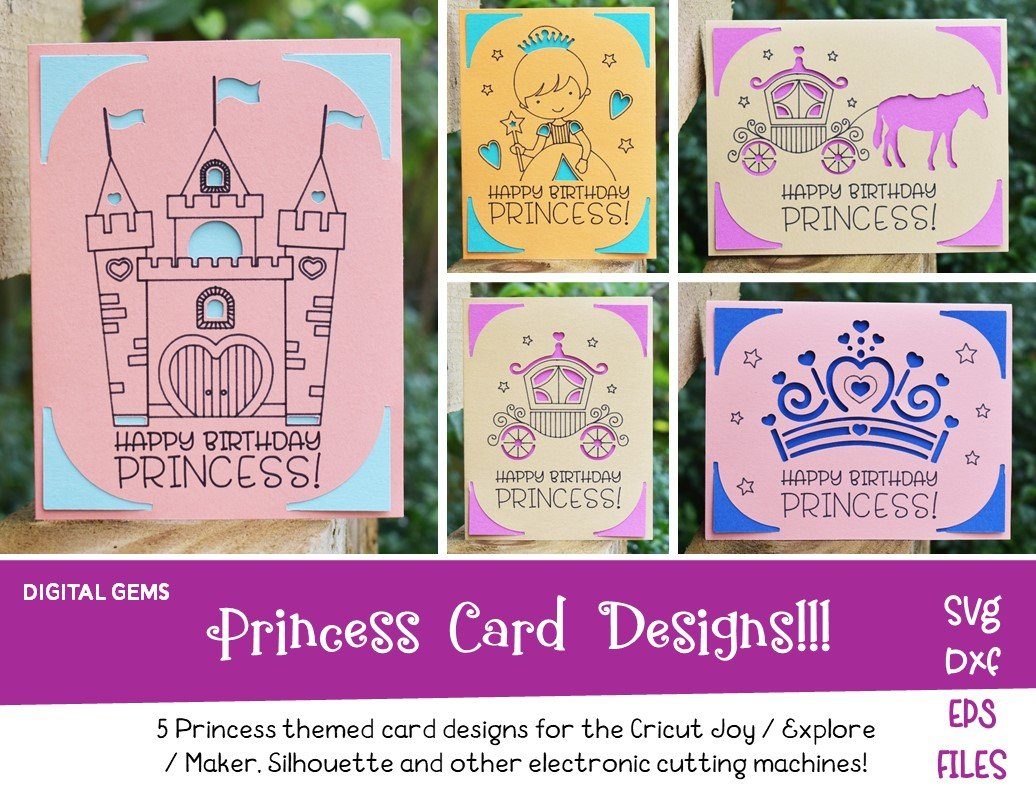 Princess card designs - So Fontsy