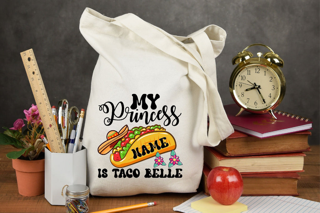 Princess Name is Taco Belle Tacos PNG - So Fontsy