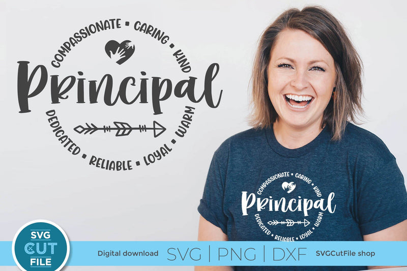 Principal svg with round circle for men or women - So Fontsy