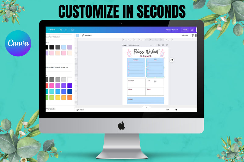 Printable 2022 Planner Canva Template - So Fontsy