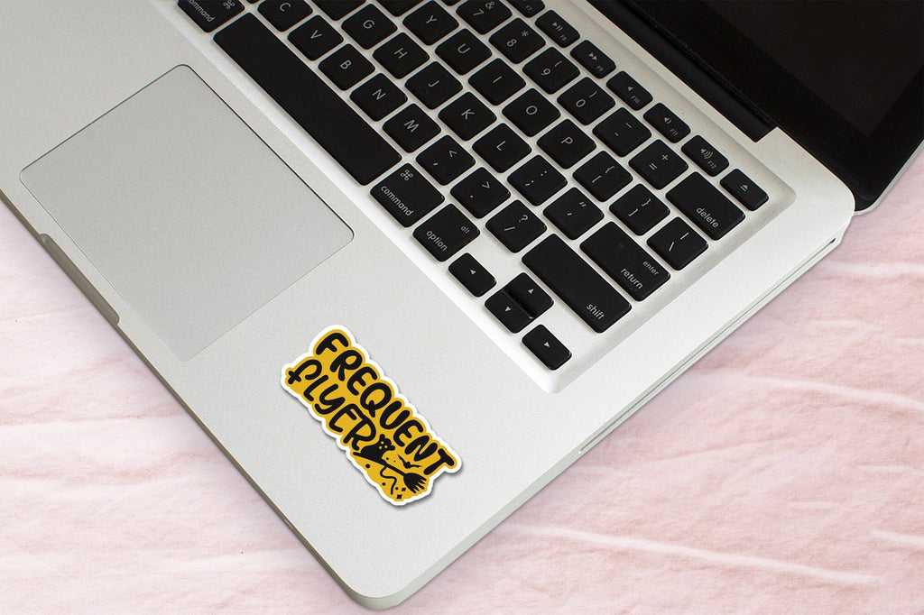 Printable Halloween Sticker, Frequent Flyer PNG - So Fontsy