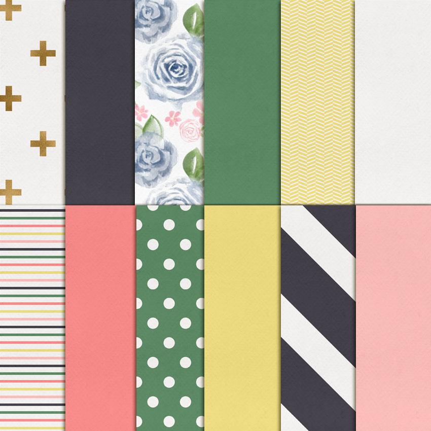 Printable Vinyl Patterns | Printable Backgrounds | Prep - So Fontsy