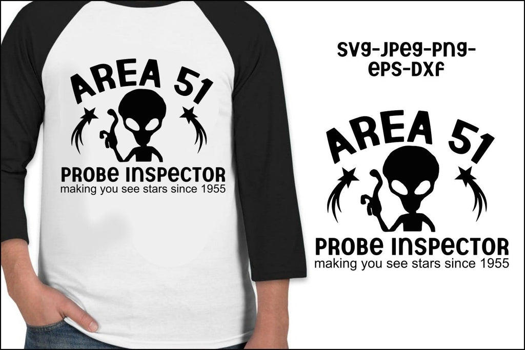 Probe Inspector - Area 51 SVG - So Fontsy