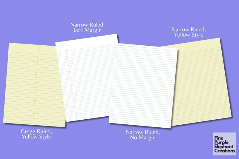 Professional Paper | Writing Sheets - So Fontsy