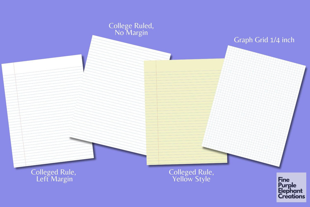 Professional Paper | Writing Sheets - So Fontsy