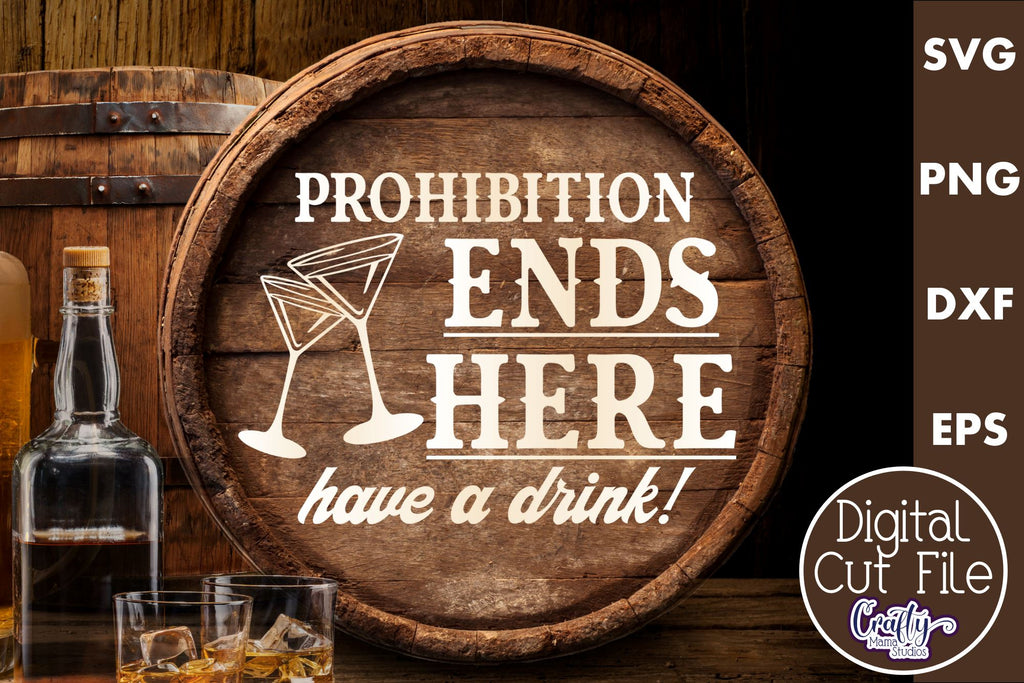 Prohibition Ends Svg | Vintage Beer Svg | Beer Sign Svg File - So Fontsy
