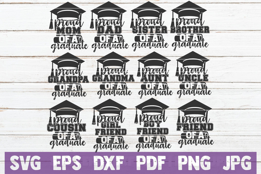 Proud Graduate SVG Bundle - So Fontsy