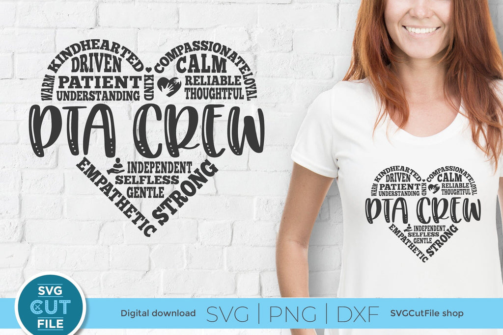 PTA svg, PTA crew, PTA tribe, Parent Teacher association - So Fontsy