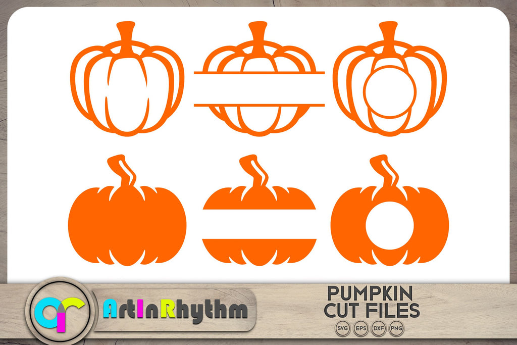 Pumpkin monogram SVG bundle - So Fontsy