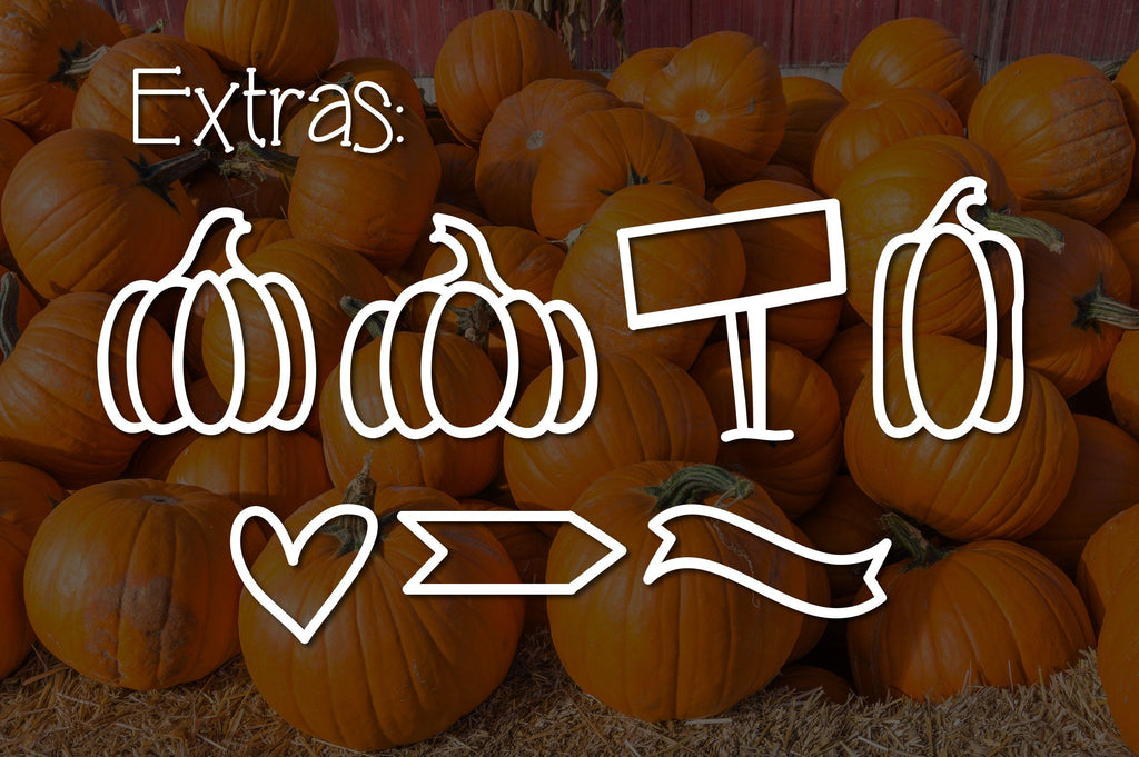 Pumpkin Patch - So Fontsy