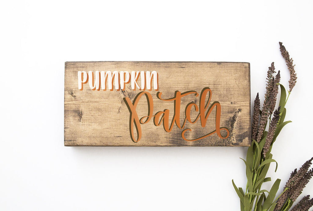 Pumpkin Patch Hand Lettered Cut File Exclusively on So Fontsy