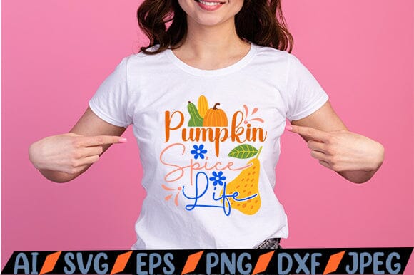 Pumpkin Spice Life SVG - So Fontsy