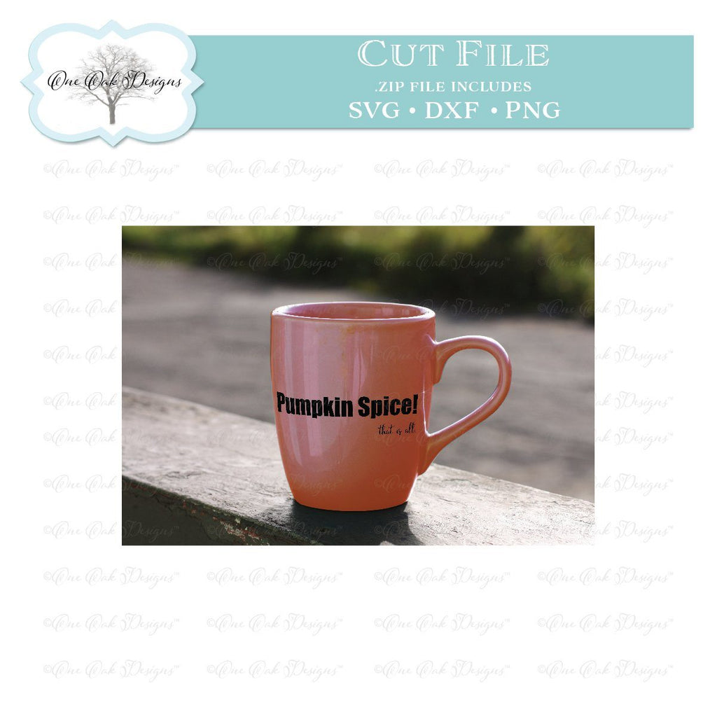 Pumpkin Spice that is all - So Fontsy