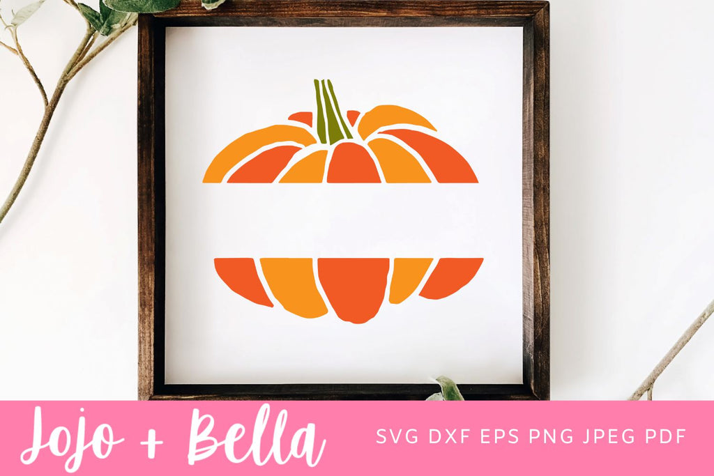 Pumpkin Split Monogram SVG, png, Pumpkin Monogram Svg, Pumpkin Monogram ...