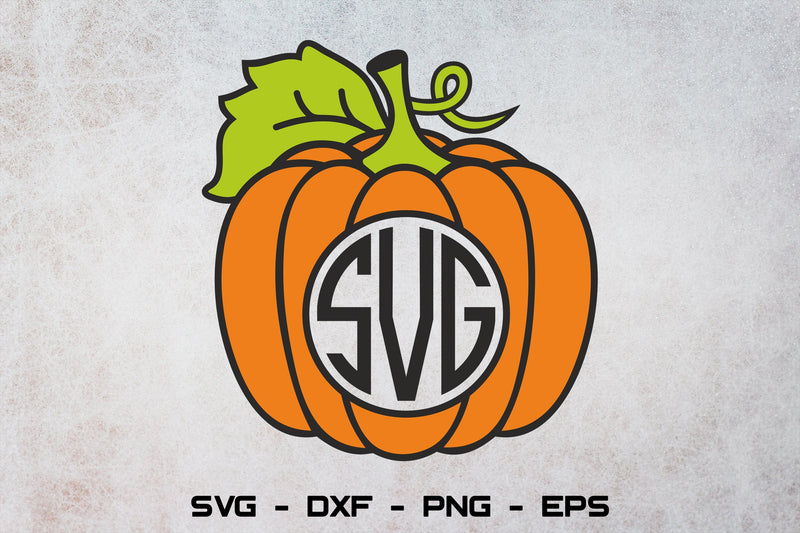 Pumpkin split monorgam svg, Fall svg, Thanksgiving svg, Autumn svg ...