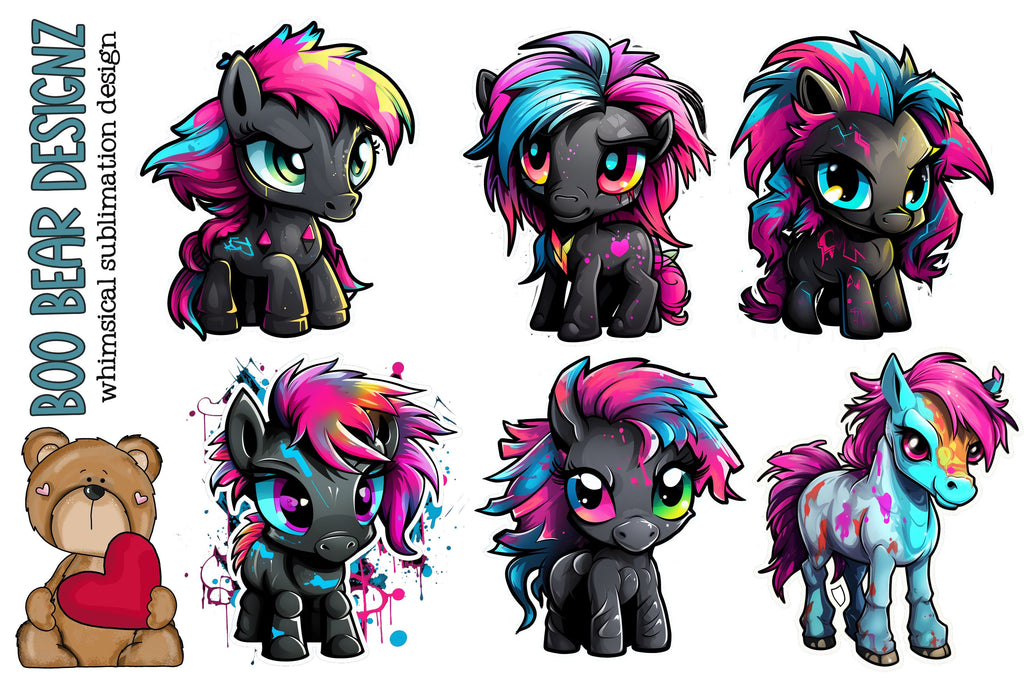Punk Pony Clipart - So Fontsy