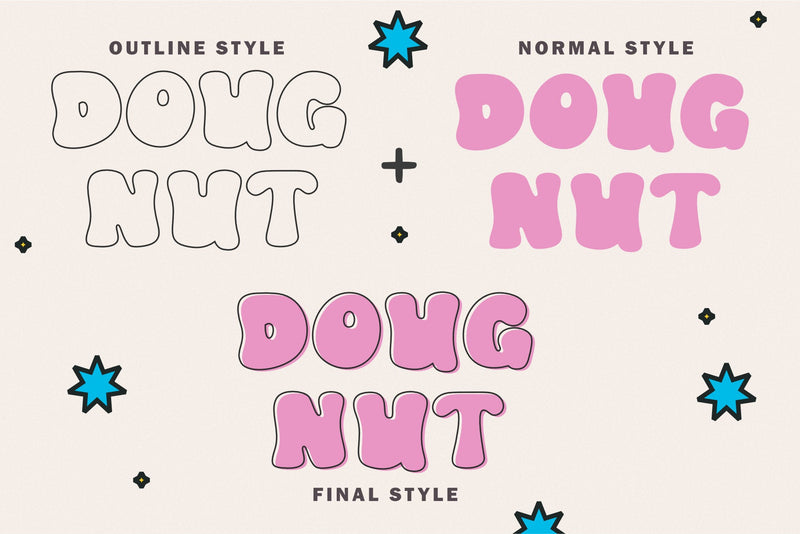 Pure Love - Groovy 70s Cute Font by Jimtype Studio - So Fontsy