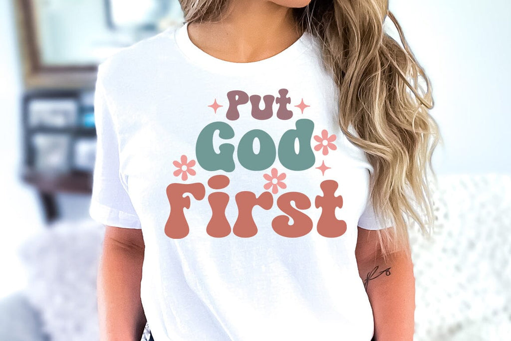 Put God First, Religious SVG - So Fontsy