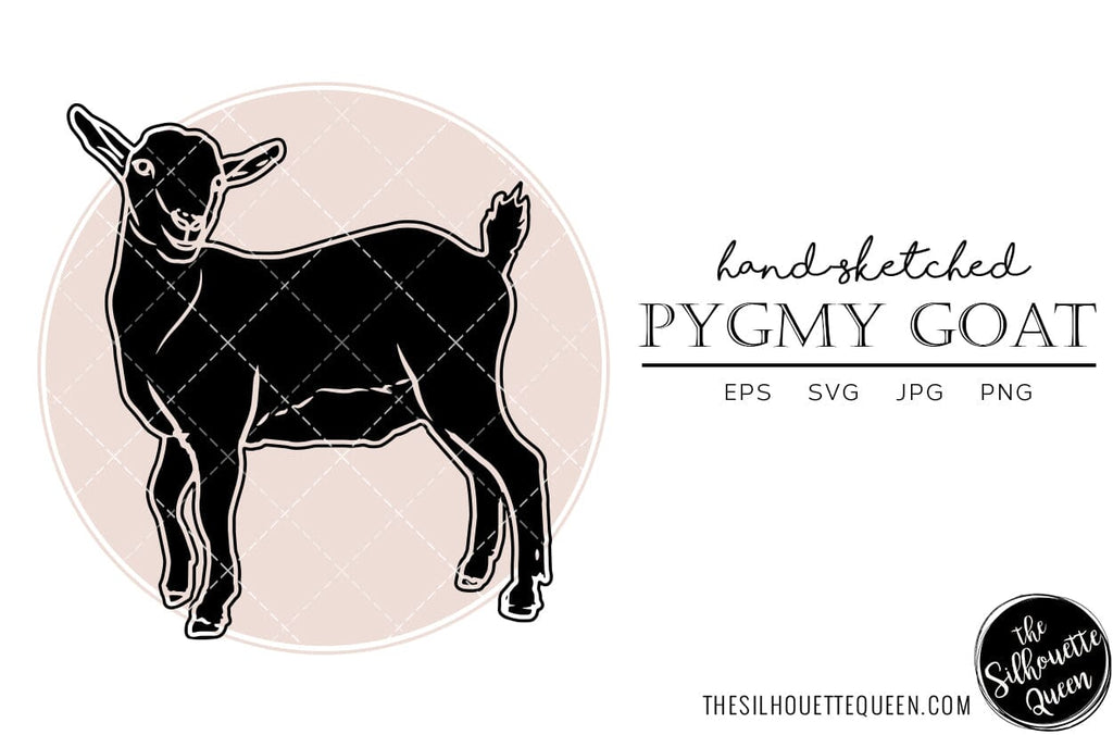 Pygmy Goat Sketch Vector - So Fontsy
