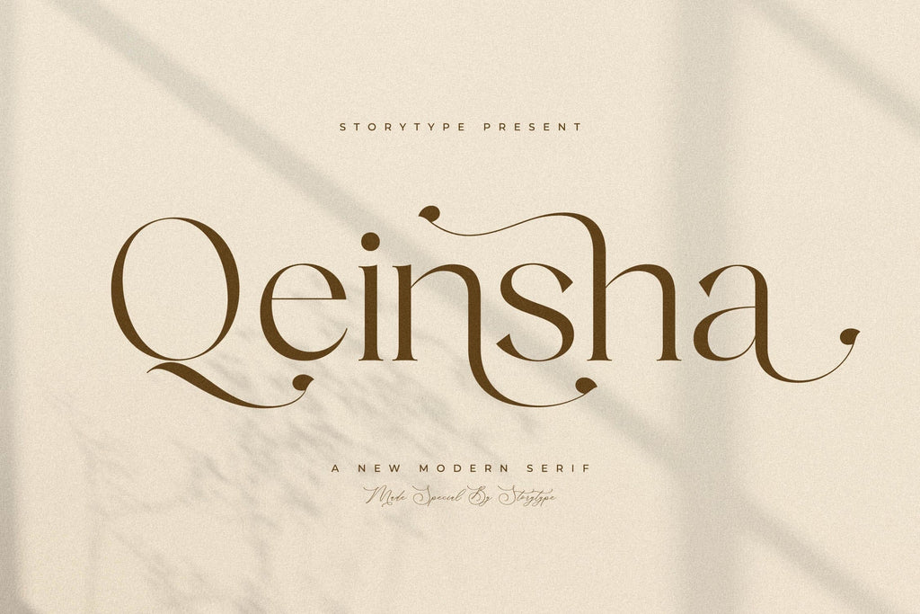 Qeinsha Typeface - So Fontsy