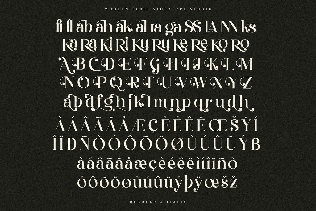 Qelrage Typeface - So Fontsy